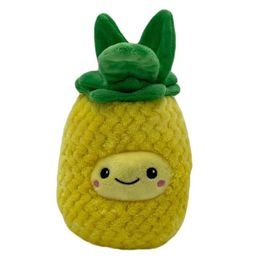 soma Kuscheltier Plüschkissen Ananas Tropical XXL 30 cm gelb grün (1-St)