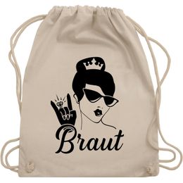 Shirtracer Turnbeutel Braut Bride