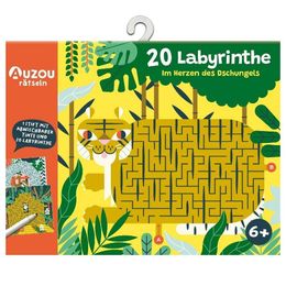 Huch & friends HUCH & friends Spiel, Auzou 20 Labyrinthe im Herzen des Dschungels