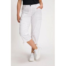 Ulla Popken Cargoshorts 7/8-Cargohose Komfortbund