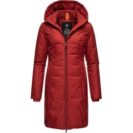 Ragwear Mantel 'Amarri' Damen Gr&ouml;&szlig;e S rot / schwarz Wintermantel