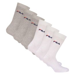 Fila Socken Herren Gr&ouml;&szlig;e 43/46 dunkelblau / grau / rot / wei&szlig;