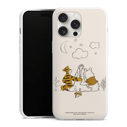 DeinDesign iPhone 15 Pro Max Handy Silikon H&uuml;lle Case wei&szlig; Handyh&uuml;lle Disney Winnie The Pooh Official Licensed Product Silikon Case