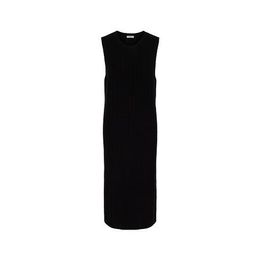 Tchibo Geripptes Strickkleid - Schwarz - Gr.: M