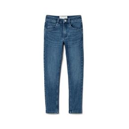 Tchibo Kinder-High-Waist-Jeans »Lotta« - Dunkelblau - Kinder - Gr.: 140