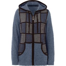 Kapuzenstrickjacke