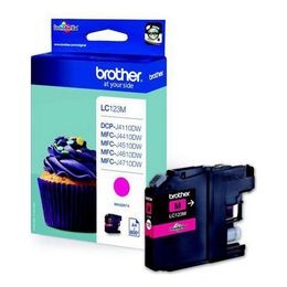 Brother Brother Druckerpatrone Original Tintenpatrone LC-123M Magenta Tintenpatrone