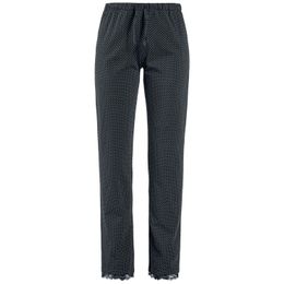 Pussy Deluxe Dotties Pyjama Pants Pyjama-Hose schwarz weiß in S