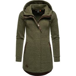 Ragwear Zip-Up Hoodie 'Letty' female Green size 4XL