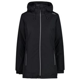 CMP - Women's Jacket Long Fix Hood Ripstop - Mantel Gr 34 schwarz