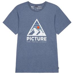 PICTURE - Authentic Tee - T-Shirt Gr L grau