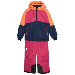 Color Kids - Kid's Ski Set Colorblock - Skijacke Gr 164 rosa