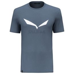 Salewa - Solidlogo Dry T-Shirt - Funktionsshirt Gr 54 - XXL blau