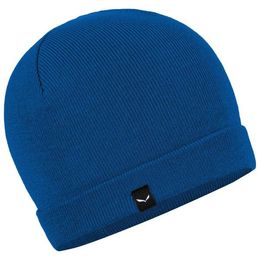 Salewa - Puez Merino Beanie - Mütze Gr 58 cm blau