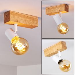 hofstein Barbengo Deckenleuchte Holz hell, 1-flammig