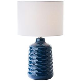 BRILLIANT LEUCHTEN Brilliant Ilysa Tischleuchte Blau, 1-flammig