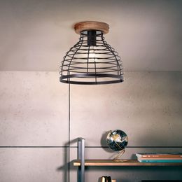 BRILLIANT LEUCHTEN Brilliant Avia Deckenleuchte Schwarz, 1-flammig