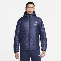 Paris Saint-Germain Nike Jacke mit Kapuze und Fleece-Futter für Herren - Blau