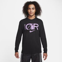 Nike Max90 Basketball-Longsleeve für Herren - Schwarz