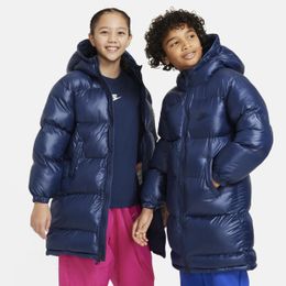 Nike Sportswear Heavyweight Synthetic Fill EasyOn Therma-FIT Repel lockerer Parka mit Kapuze für ältere Kinder - Blau