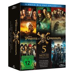 Pirates of the Caribbean 5 Movie Collection (Blu-ray)