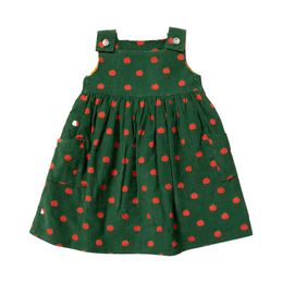 Little Green Radicals - Cord-Kleid APPLE in green, Gr.110