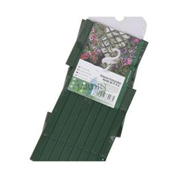 Grüne PVC-Sichtschutzmatte von 100 x 300 cm für Kletterpflanzen. Nützlich für Gärten, Zäune, Dekoration und die Befestigung