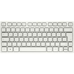 Cherry KW 7100 Mini BT, Tastatur, Scissor, Cherry SX Scherentechnology, kabellos, Milk White
