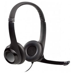 Logitech H390 USB Headset Schwarz Ohraufliegende Kopfhörer On-Ear kabelgebunden Kopfhörer