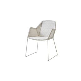 Cane - Line Gartenstuhl CANE-LINE Breeze Sessel White grey