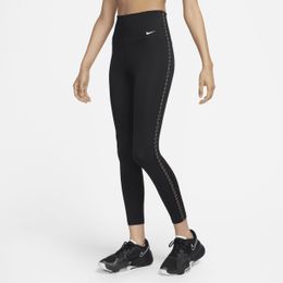 Nike One Therma-FIT 7/8-Leggings mit hohem Bund für Damen - Schwarz
