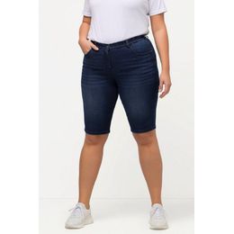 Ulla Popken Bermudas Jeansbermuda Mandy 5-Pocket-Form Komfortbund