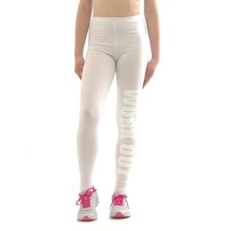 YESET Leggings Leggings Druck WORK OUT Lang Sport Fitness Druckschrift