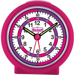 Scout Quarzwecker LearnTheTime, 280001015 Lernwecker, ideal auch als Geschenk, rosa