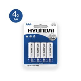 Hyundai Super Alkaline AA Batterien - 4 Stück