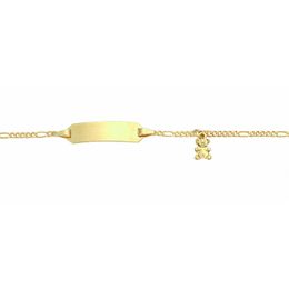 Adelia´s Adelia´s Goldarmband Damen Goldschmuck 333 Gold Figaro Armband 14 cm, Figarokette Goldschmuck für Damen, goldfarben