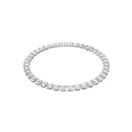 Swarovski Collier Millenia, All-around, Kristalle im Octagon-Schliff, 5614929, mit Swarovski® Kristall, silberfarben|weiß