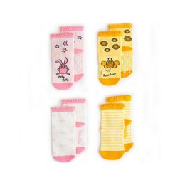 MILK&MOO Socken Milk&Moo Buzzy Bee und Chancin 2 Paar Baby Socken 0-12 Monate (1-Paar)