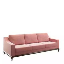 JVmoebel 3-Sitzer Rosa Dreisitzer Sofa Modern Möbel Neu Wohnzimmer Luxus Polstersofa