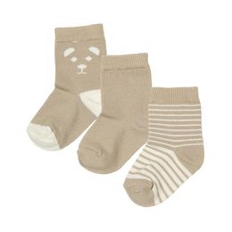 Jacky - Socken Jacky BÄRCHEN 3er-Pack in beige, Gr.86/92