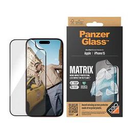 PanzerGlass™ D30 Matrix UWF mit Applikator Display-Schutzfolie für Apple iPhone 15