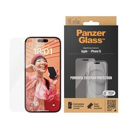 PanzerGlass™ Classic Fit Display-Schutzglas für Apple iPhone 15