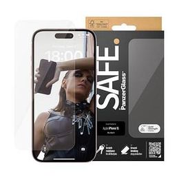 SAFE. by PanzerGlass™ Ultra Wide Fit Display-Schutzglas für Apple iPhone 15