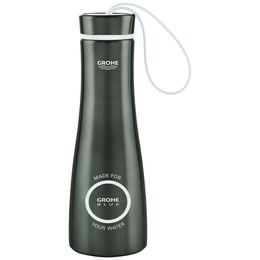 Grohe Trinkflasche Grohe Blue 40848 Edelstahl 450 ml hard graphite gebürstet, 40848AL0 40848AL0