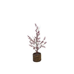 Chic Antique Fleur Weihnachtsbaum mit Beeren, H90 cm rot