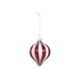 Chic Antique Weihnachtskugel Nostalgica, H9/D8 cm cherry