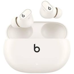 Beats Electronics Beats Studio Buds Plus HiFi In Ear Kopfhörer Bluetooth® Stereo Creme-Weiß Noise Cancelling, Mikrofon-Rauschunterdrückung Ladecase, Schweißresistent,