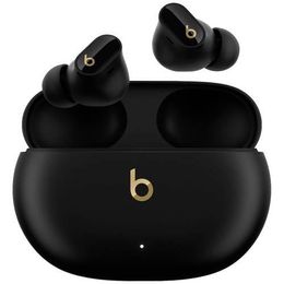 Beats Electronics Beats Studio Buds Plus HiFi In Ear Kopfhörer Bluetooth® Stereo Schwarz/Gold Noise Cancelling, Mikrofon-Rauschunterdrückung Ladecase, Schweißresistent,