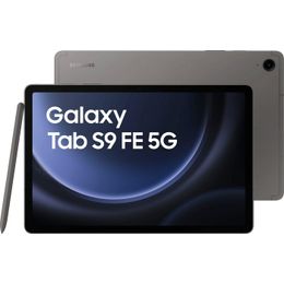 Samsung Galaxy Tab S9 FE 5G Tablet (10,9", 256 GB, Android,One UI,Knox, 5G, AI-Funktionen), grau