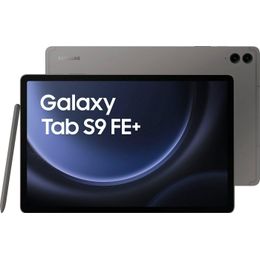Samsung Galaxy Tab S9 FE+ Tablet (12,4", 128 GB, Android,One UI,Knox, AI-Funktionen), grau